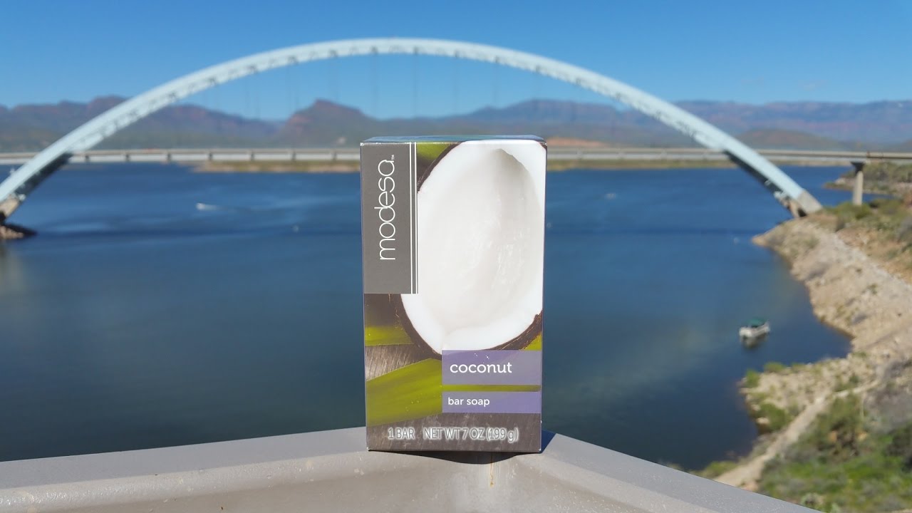 Modesa coconut bar soap review - YouTube