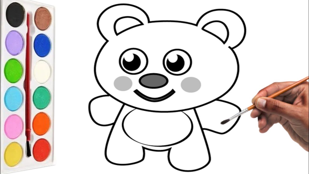 Teddy drawing/ How to easy teddy drawing, bahule ki drawing kaise ...