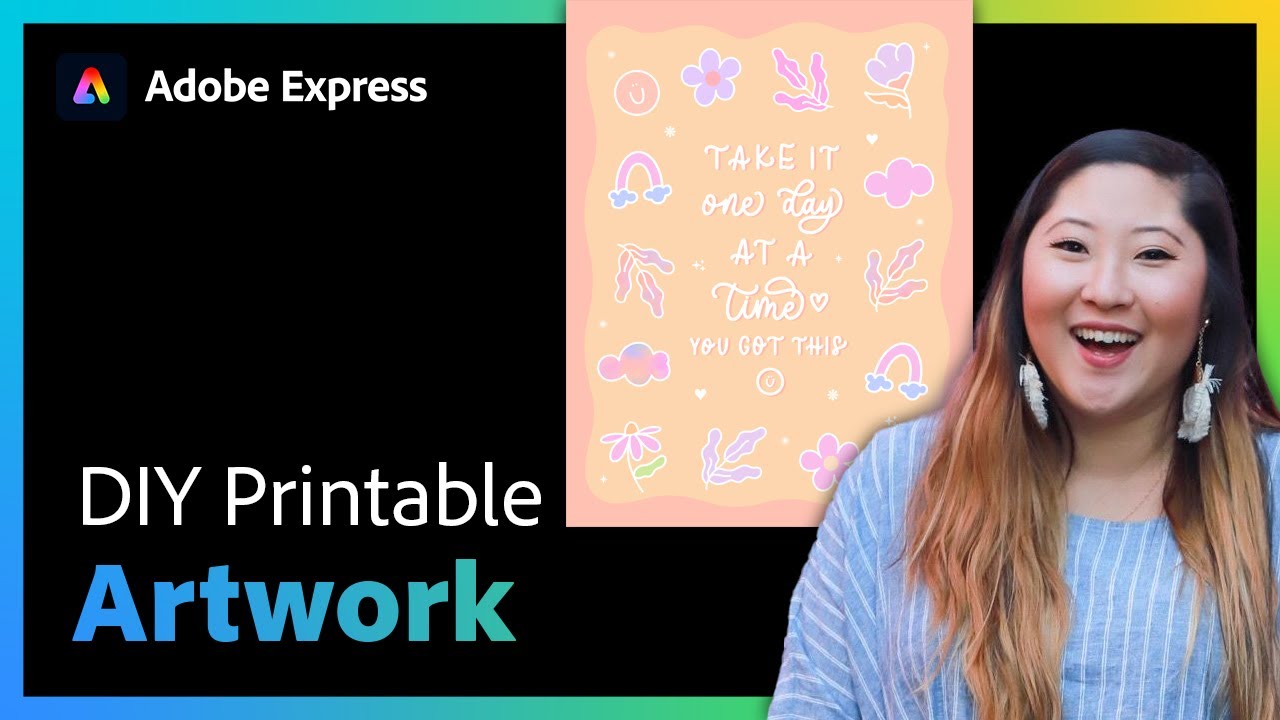 Creating a Custom Print with Shelly Kim | Adobe Express - YouTube