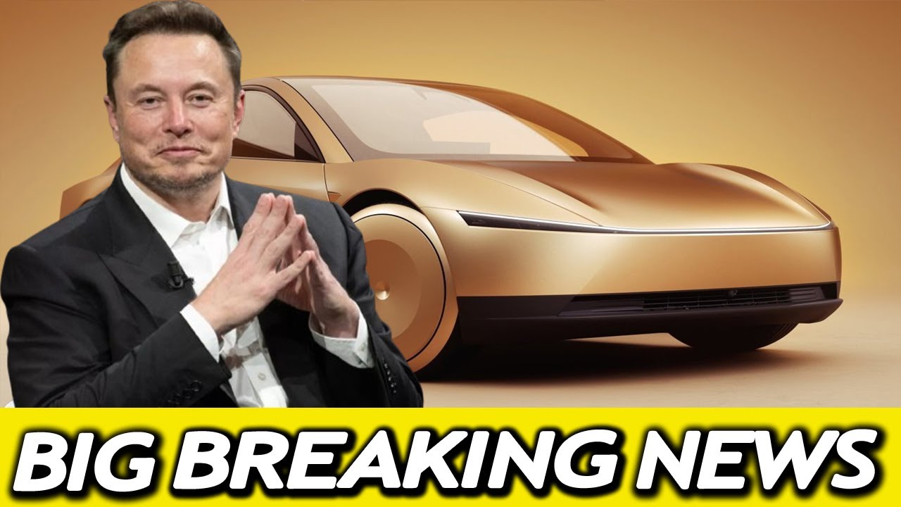 Elon Musk unveils Cybercab Tesla new robotaxi - YouTube