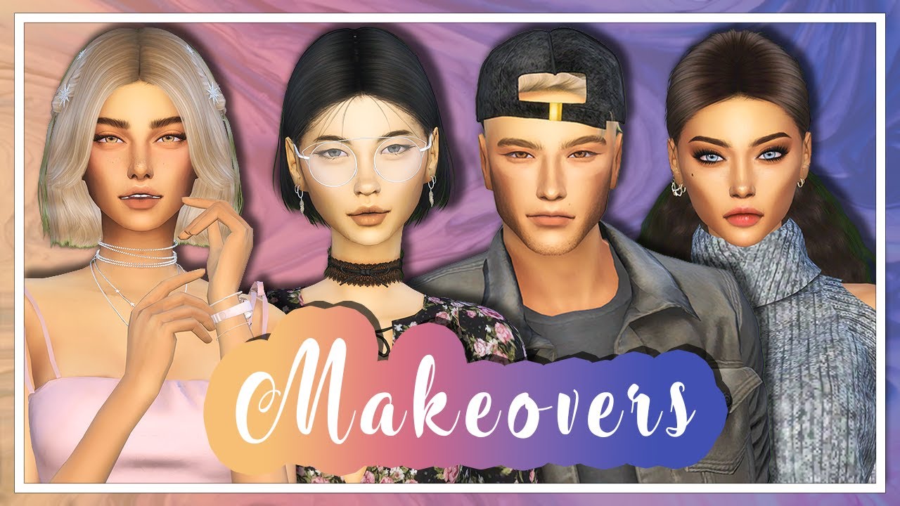GIVING MY FIRST EVER SIMS MAKEOVERS!💄😍 - YouTube
