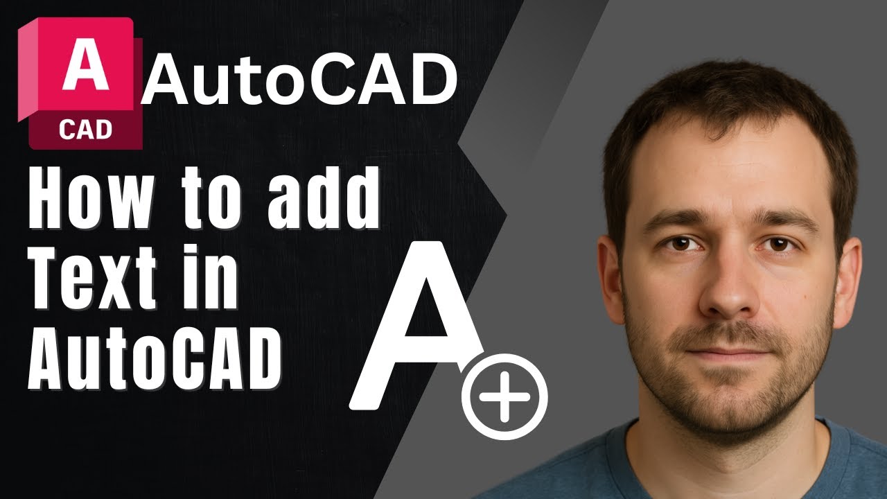 AutoCAD: How to Add Text – Quick Guide for Annotations - YouTube