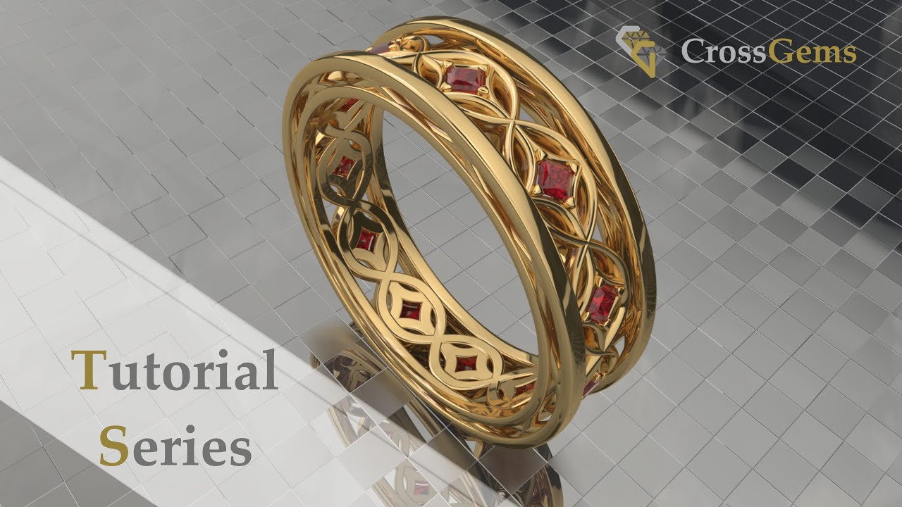 CrossGems Tutorial - How to do a parametric Ring with a circle pattern ...