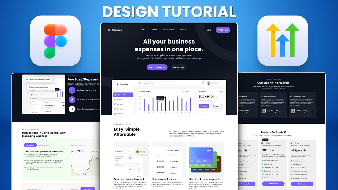 Figma To GoHighLevel SAAS Funnel Design Tutorial | Full Landing Page ...