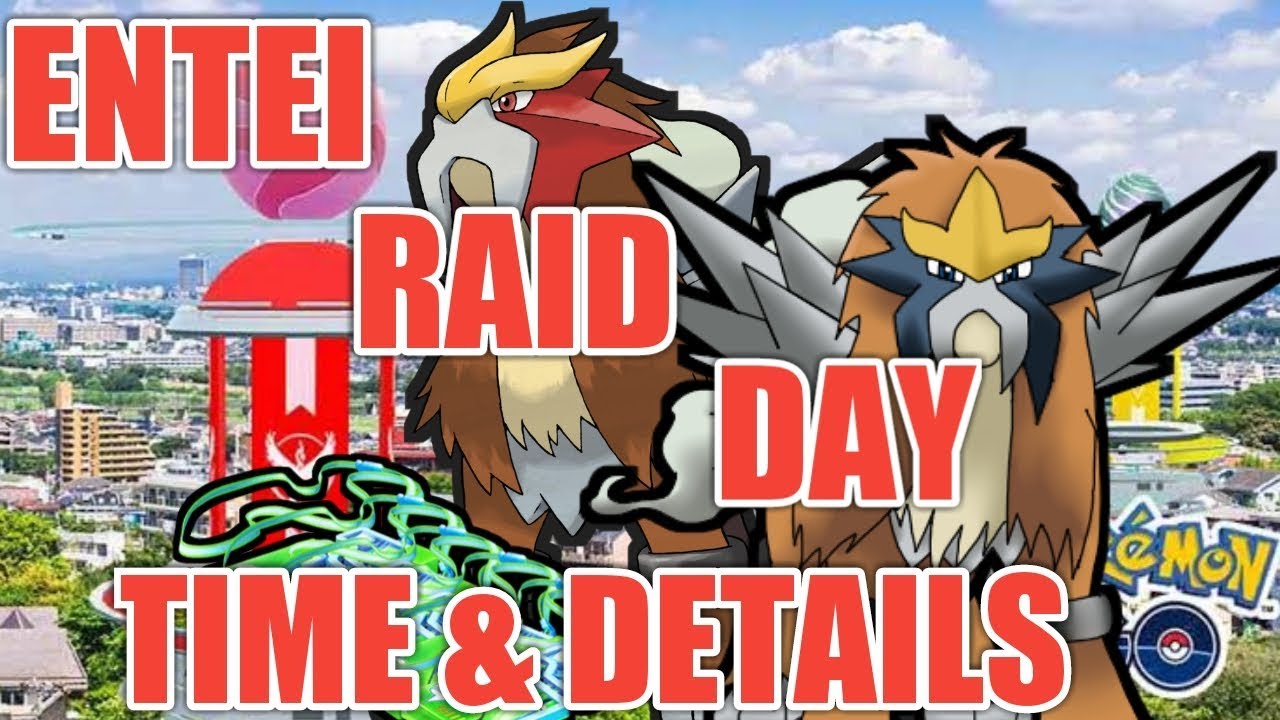 ENTEI RAID DAY 2019 | TIME AND DETAILS | SHINY ENTEI - YouTube