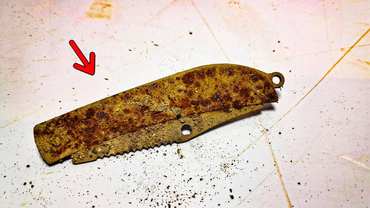 Super Rusty Small Knife Restoration | Restoration video - YouTube