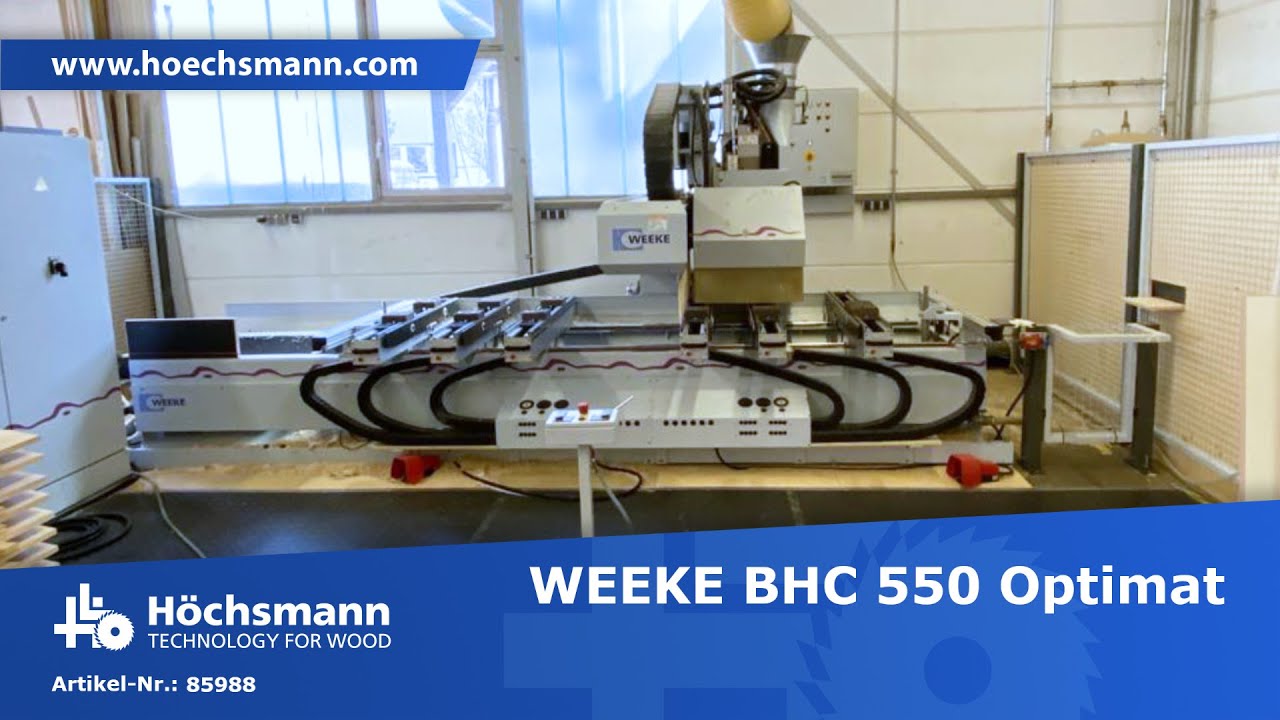 WEEKE BHC 550 Optimat (Höchsmann Klipphausen) - YouTube