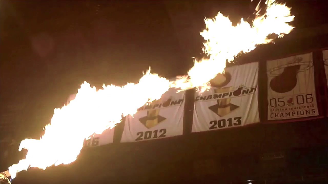 NBA Championship Banners - "Congratulations" - YouTube