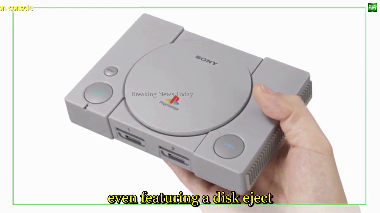 1353 Breaking News Sony unveils mini PlayStation console - YouTube