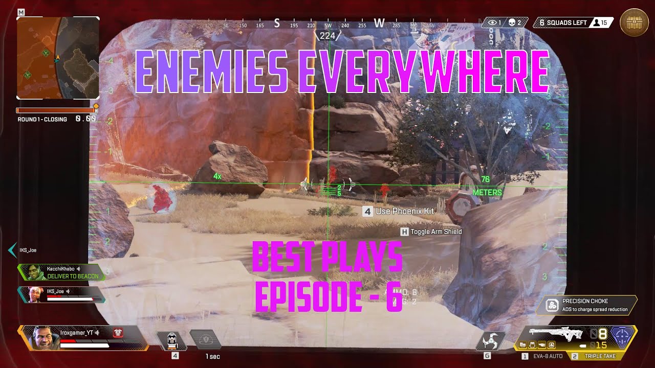 ENEMIES everywhere APEX legends (Best Plays episode - 6) - YouTube
