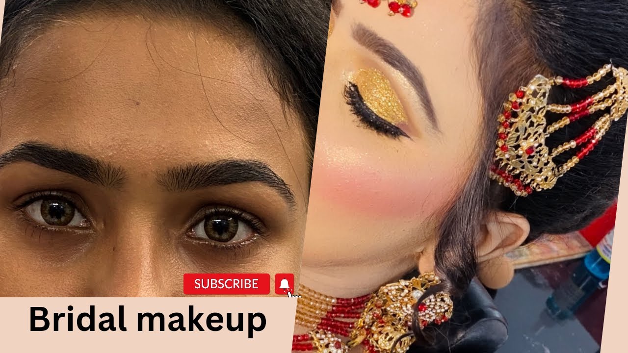 Bridal makeup | Bridal makeup tutorial | makeup ny kmaal Krdia | aqsa ...