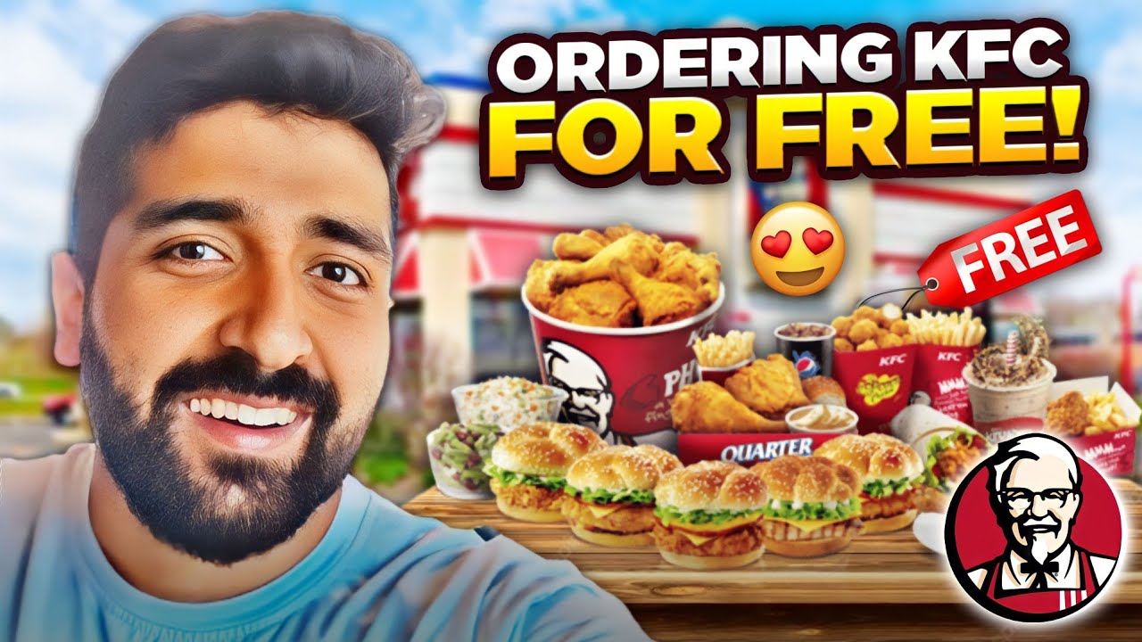 Eating KFC for FREE - YouTube
