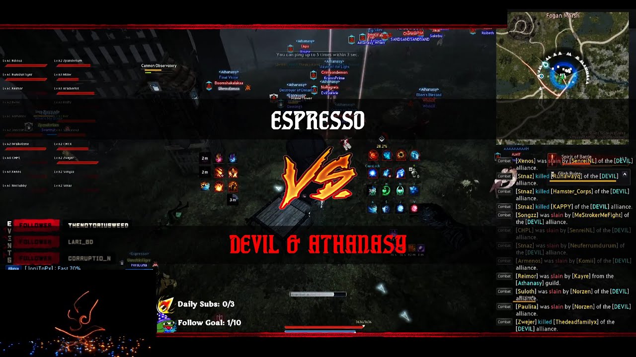 BDO - Node War (Espresso vs Devil & Athanasy) - YouTube