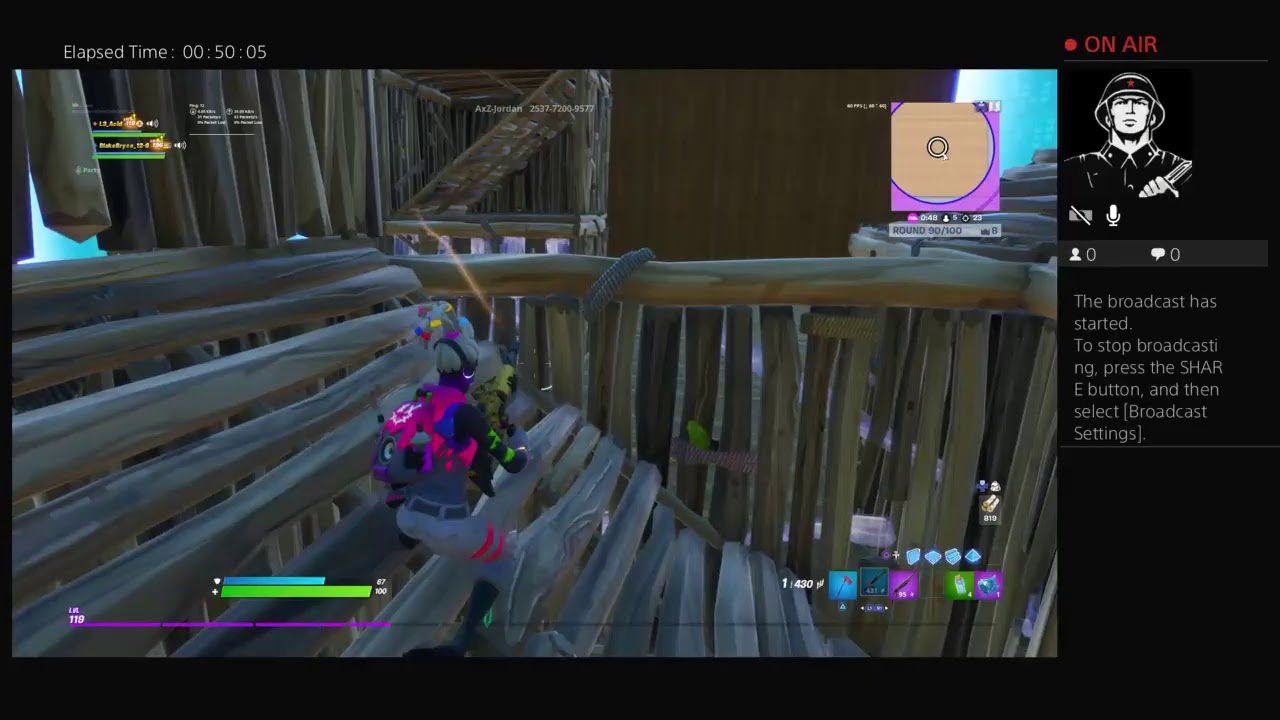 Playing with Bryce on fortnite - YouTube