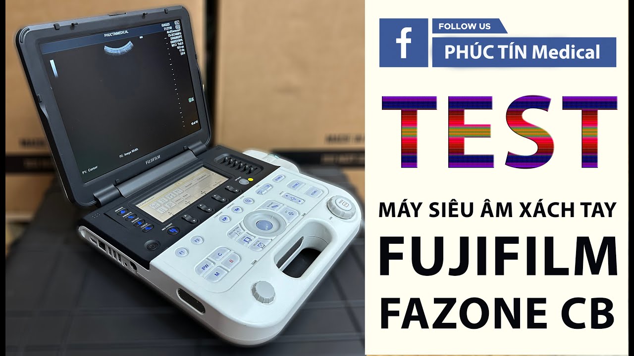 Máy siêu âm xách tay Fujifilm Fazone CB - Test thực tế - YouTube