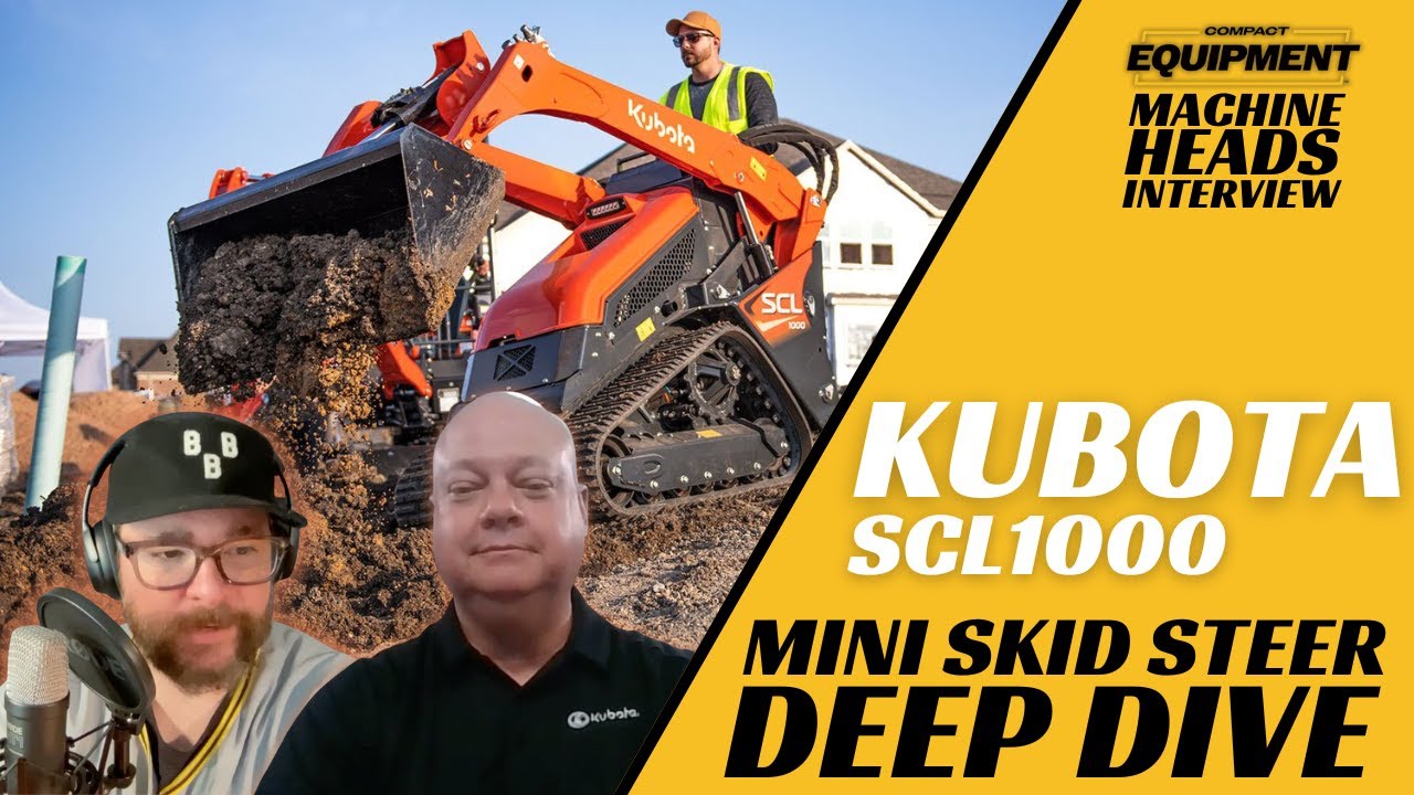 How the Kubota SCL-1000 Reignited the Mini Skid Steer Category - YouTube