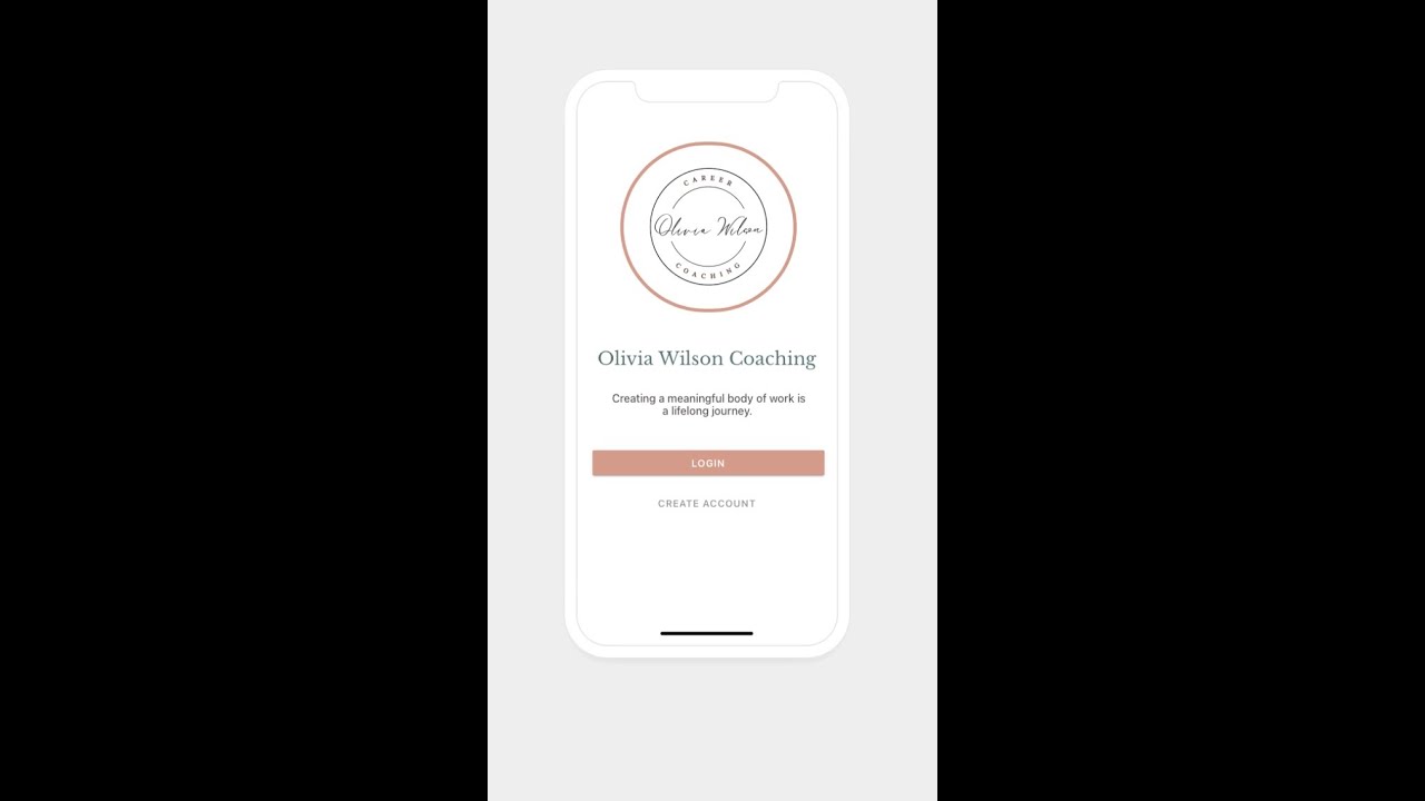 Mobile Coaching App Client Demo - YouTube