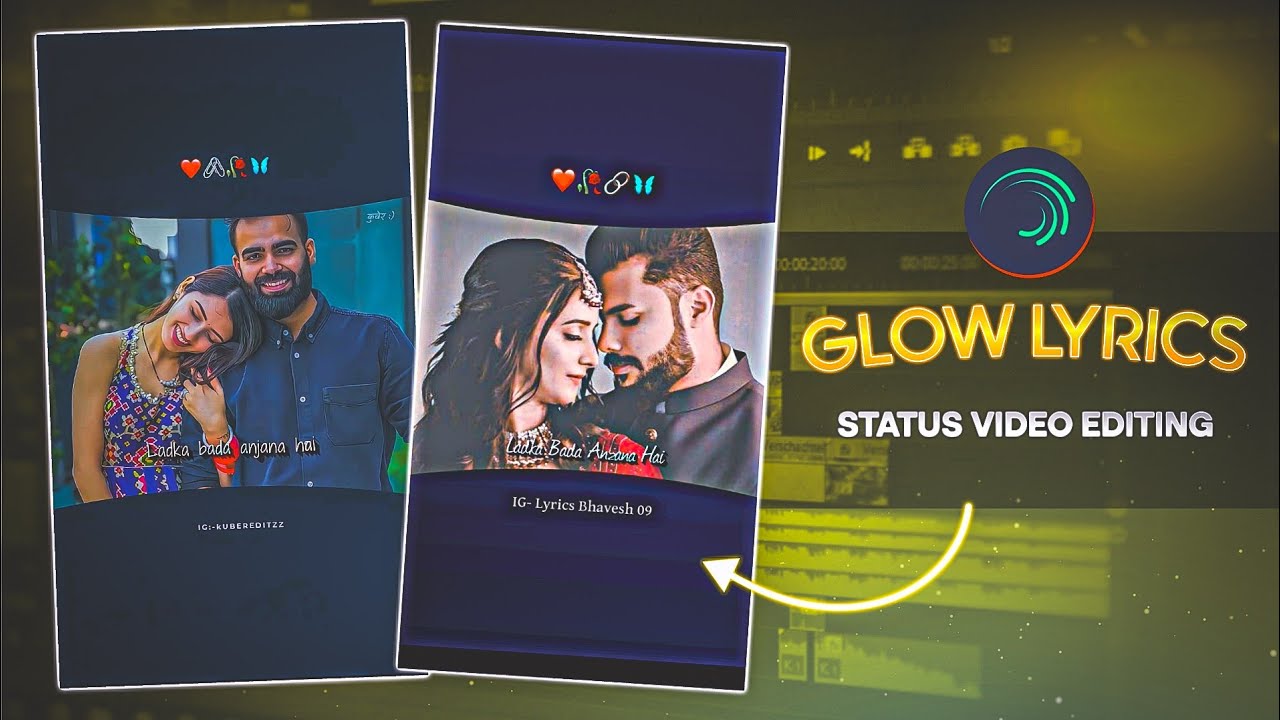 Instagram Trending Lyrics Reels Video Editing | Couples Lyrics reels ...