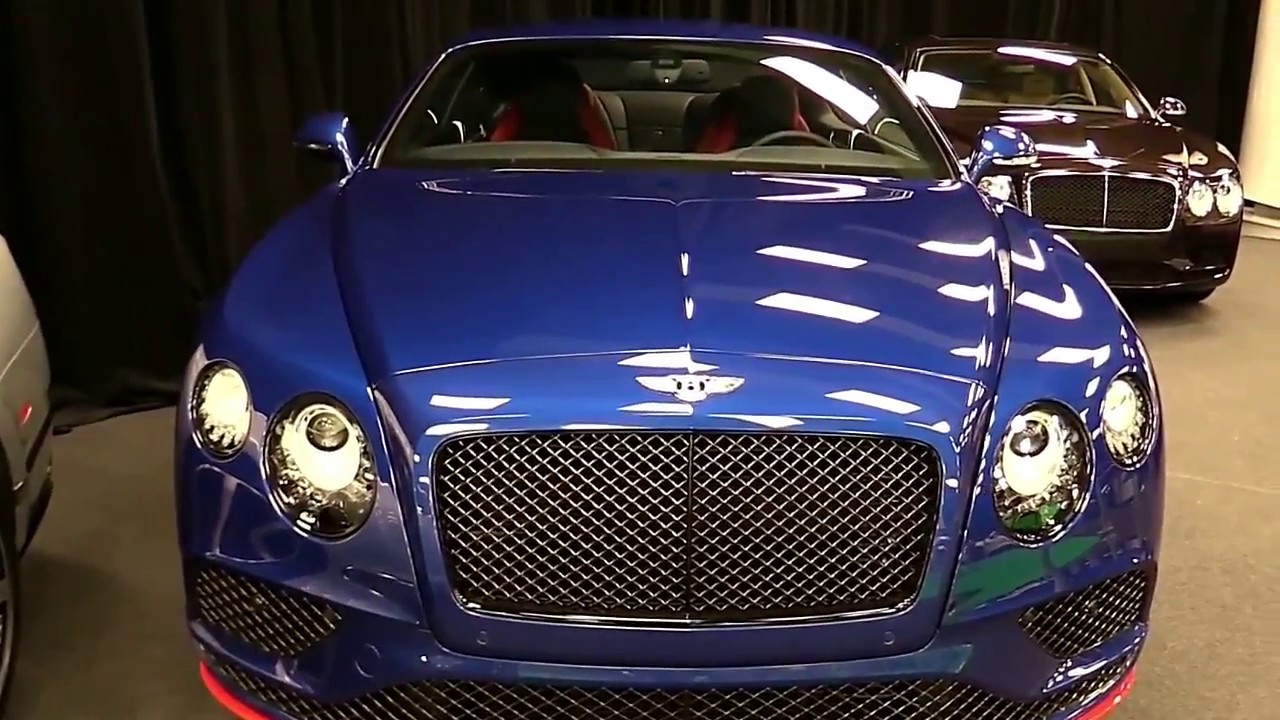 2017 Bentley Continental GT Speed Blue Edition Walkaround - YouTube