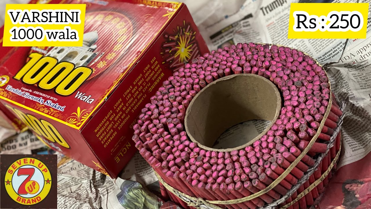 1000 wala from varshini fireworks #fireworks #crackers #diwali2021 # ...