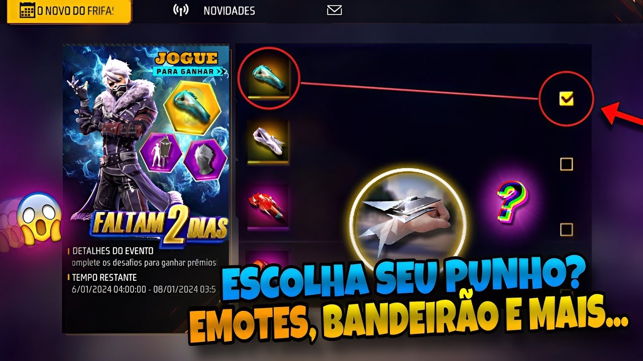 CORRE!! MELHOR EVENTO, ESCOLHA SEU PUNHO, ITENS GRÁTIS, BANDEIRÃO ...