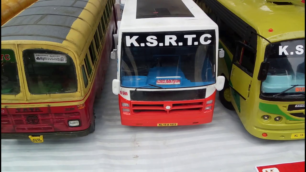 Ksrtc Miniature Exhibition, Thampanoor Bus Terminal | Aanavandi Expo ...