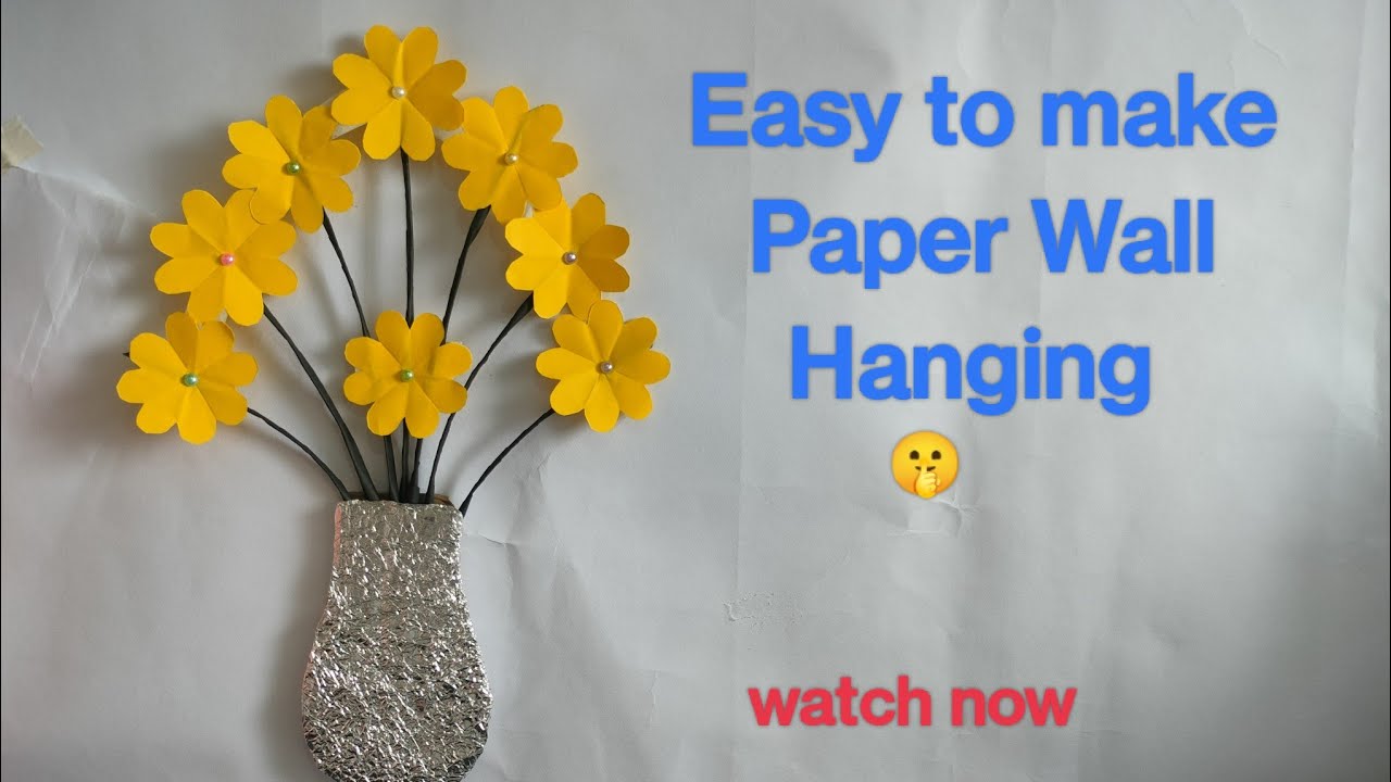 🤫How to make Paper and Cardboard wall Hanging easy to make Wall Hanging ...