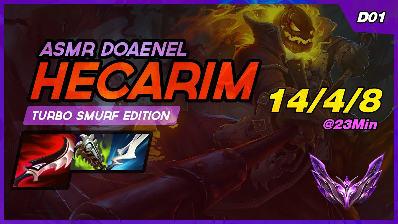 Doaenel Hecarim vs Viego ASMR | Dantes Hecarim Masters Climb | League ...
