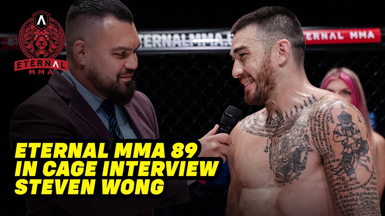 Eternal MMA 89: In Cage Interview: Steven Wong - YouTube