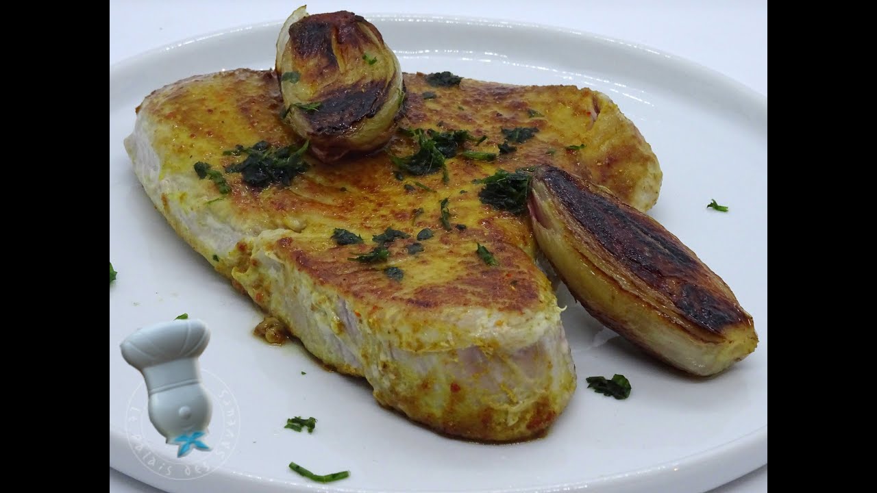 Recette de steak de thon aux épices - YouTube