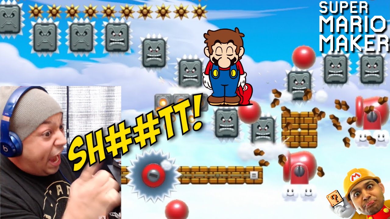 YOU GUYS GETTING TOO DAMN GOOD! [SUPER MARIO MAKER] [#15] - YouTube