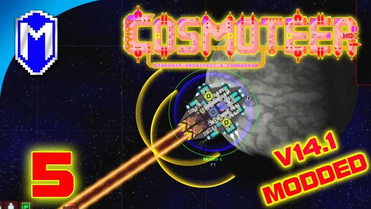 New Mods, Long Range Mining Lasers - Let's Play Cosmoteer v14.1 Mods ...