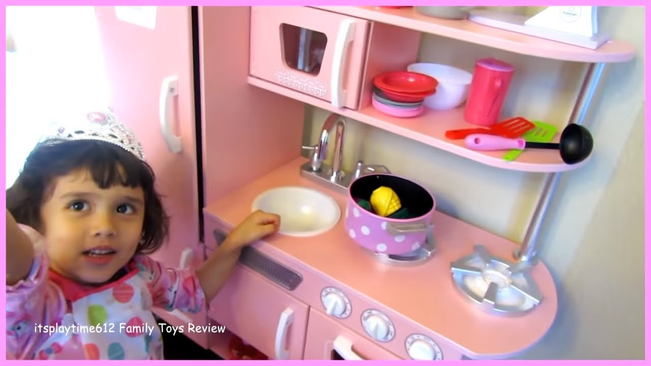 Kid Kraft Toy Kitchen Pretend Play - itsplaytime612 - YouTube