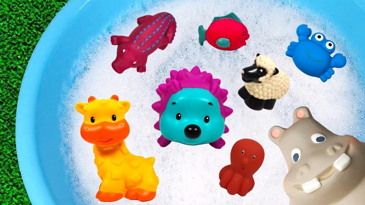 Learn Animal Names For Kids with Sea Animal Characters - YouTube