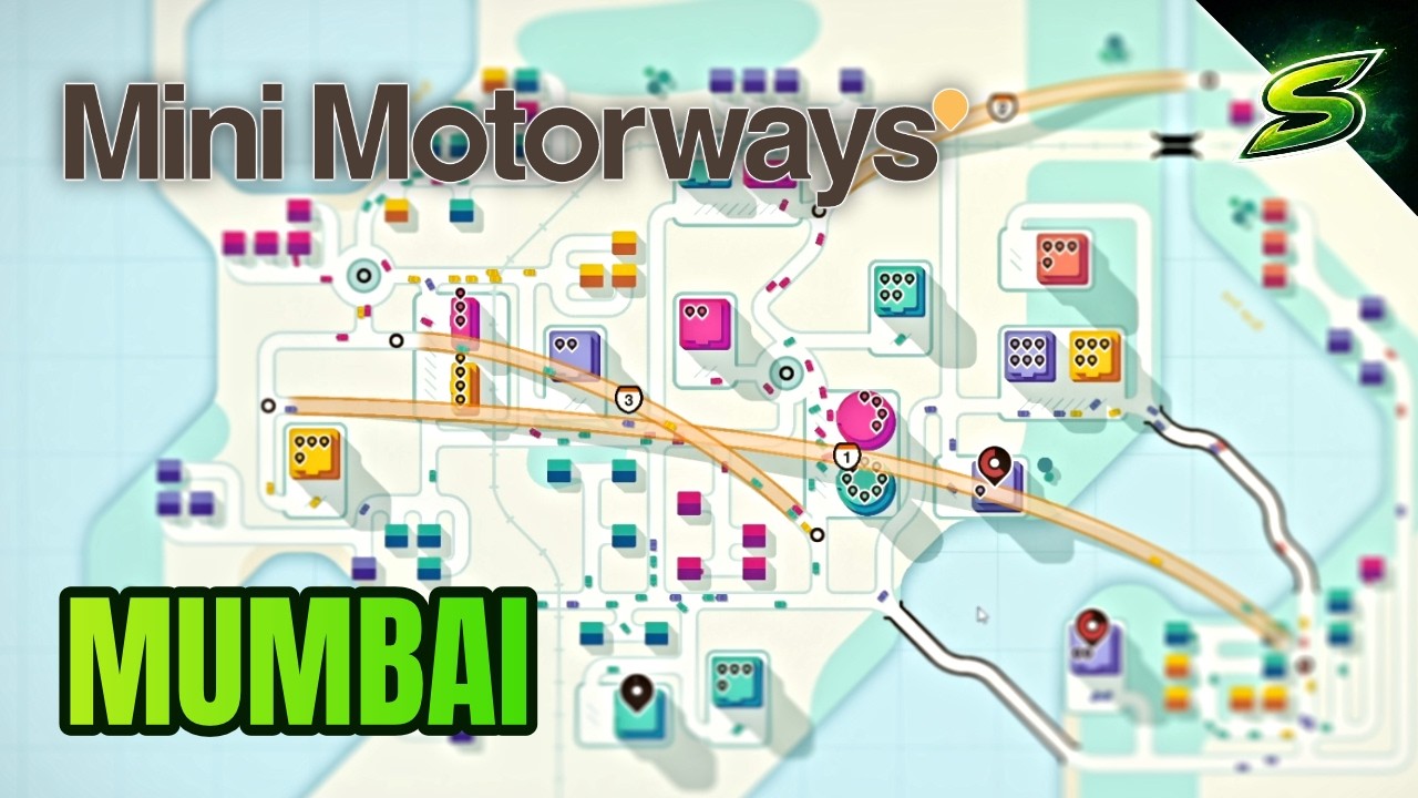 Why this map is actually IMPOSSIBLE to beat 🚗 Mini Motorways #06 - YouTube