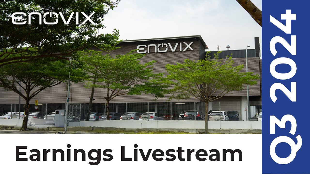 Enovix Q3 2024 Earnings - YouTube