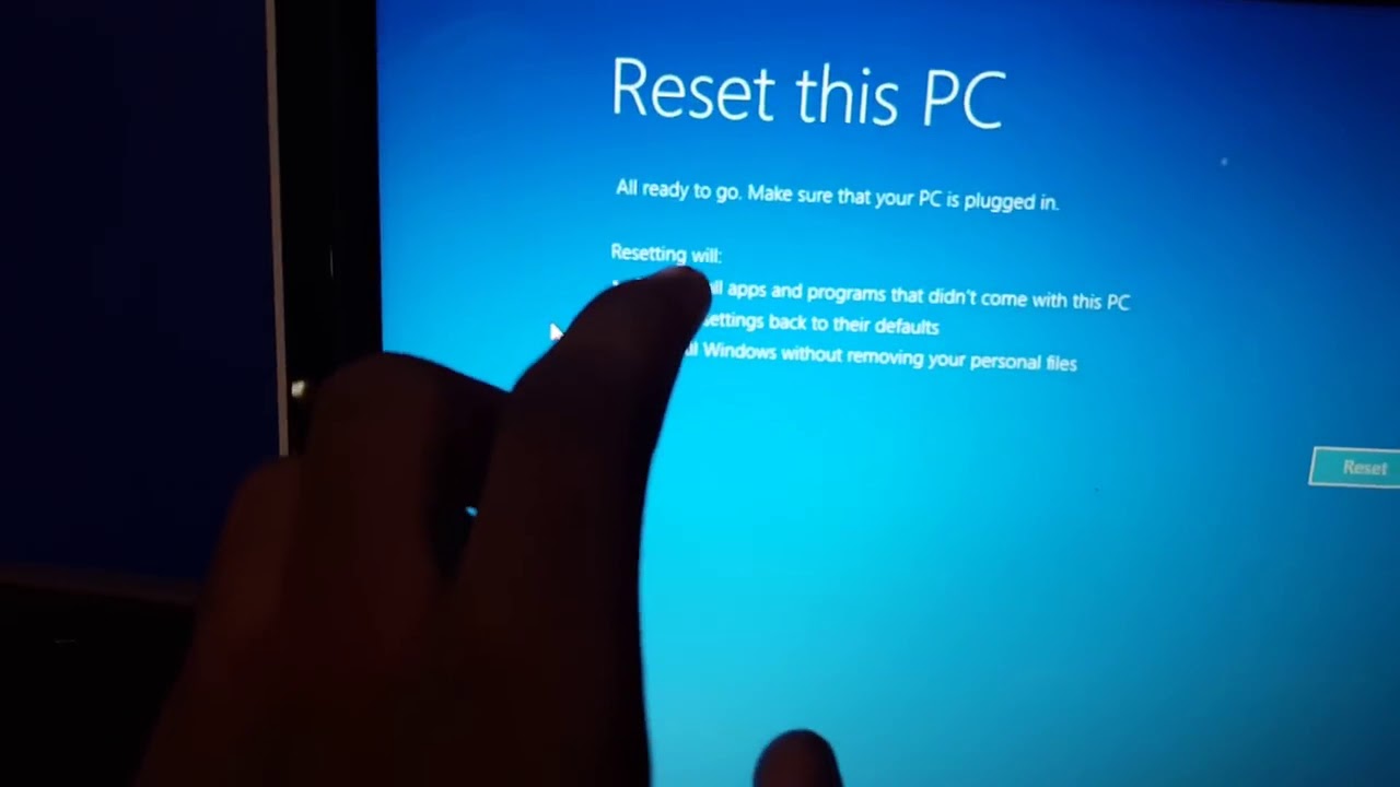 How To Factory Reset A Laptop With Password Forgot Windows 10 Password ...