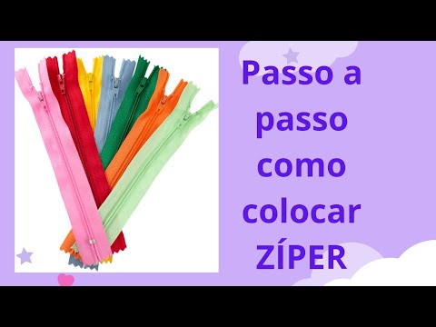 Como Colocar ZÍPER "2 maneiras fáceis" para quem está INICIANDO NA # ...