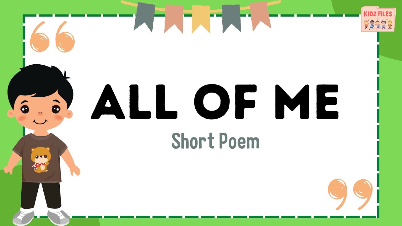 All Of Me || Short Poem || Recitation - YouTube