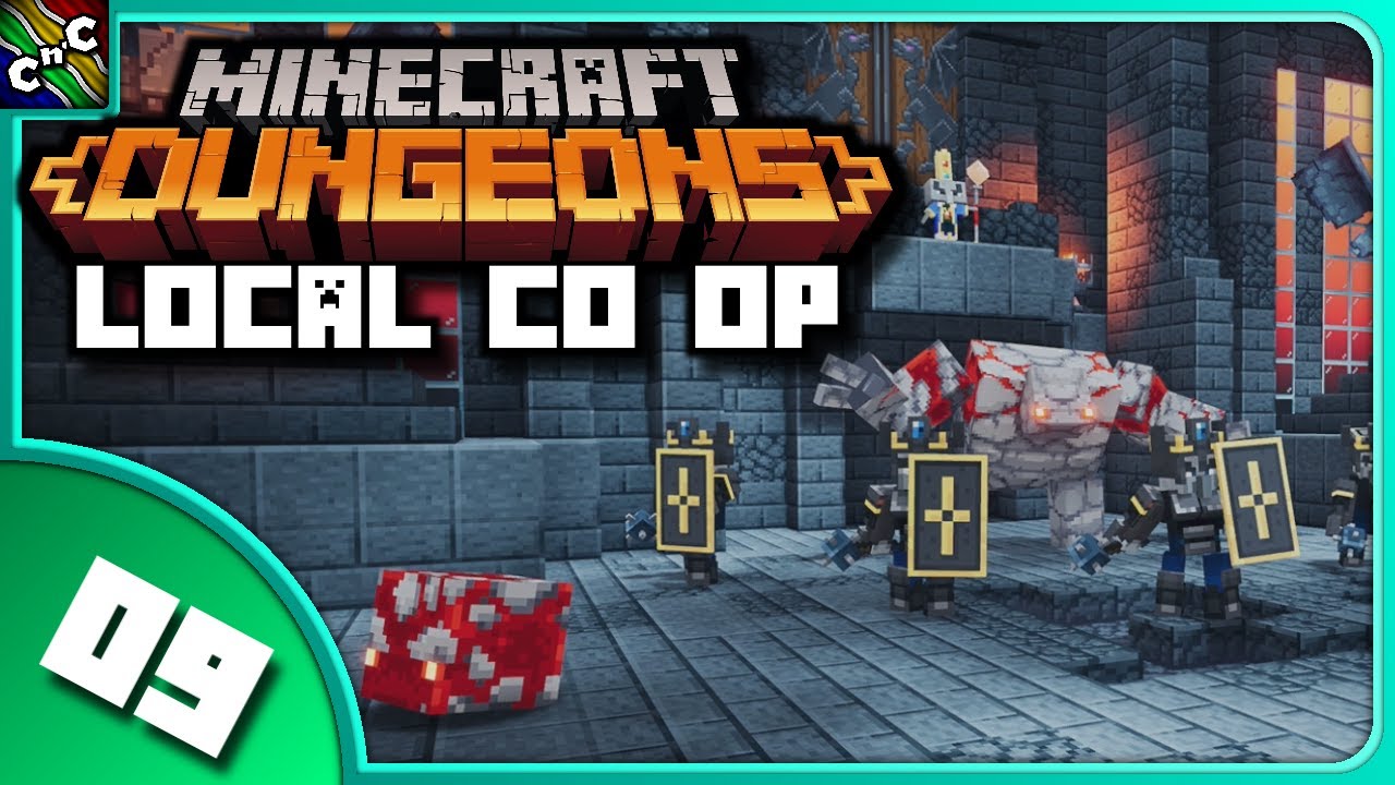 OBSIDIAN PINNACLE! | Minecraft Dungeons LOCAL MULTIPLAYER Episode 9 ...