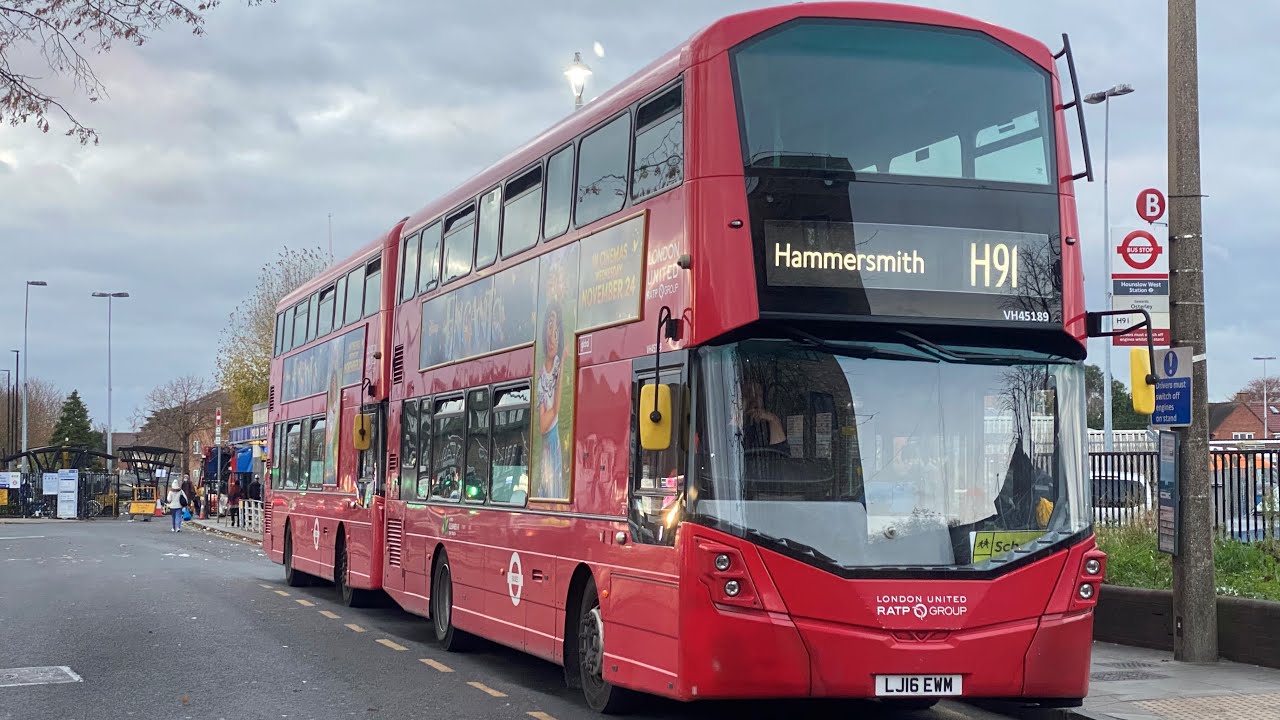 Full Route Visual | London bus H91: Hammersmith - Hounslow West ...