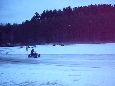 Quad ice racing 3/1/09 - YouTube