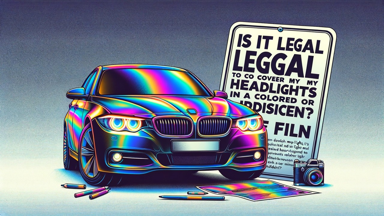 Iridescent Headlight Film: Is It Legal in 2024? - YouTube