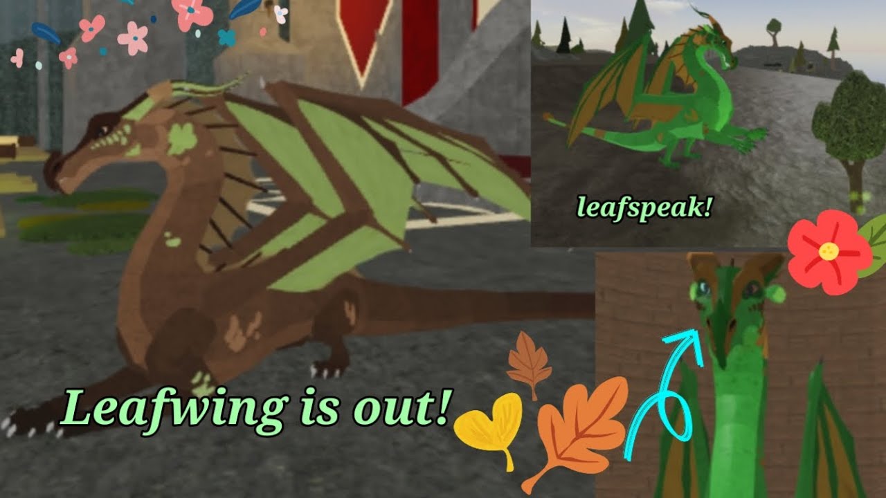 Leafwing is out! (Wings of fire roblox) huge update! - YouTube