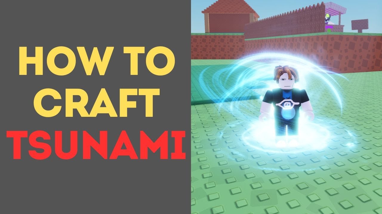 How to Craft Tsunami in Aura Craft - YouTube