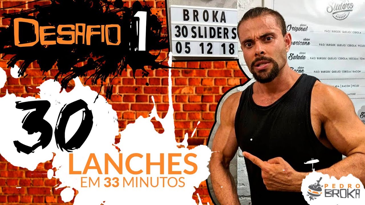 Desafio #1 | NOVO RECORDE SLIDERS! (30 lanches em 33min) - YouTube