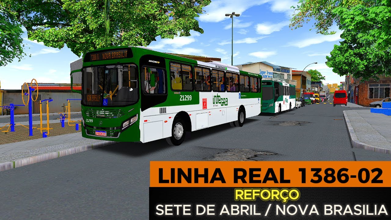 🟢LINHA REAL 138602 ESTÁDIO DE PITUAÇU x NOVA BRASÍLIA - MAPA SALVADOR ...