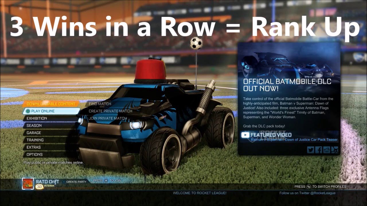 FASTEST WAY TO RANK UP!! (Rocket League Competitive Play) - YouTube
