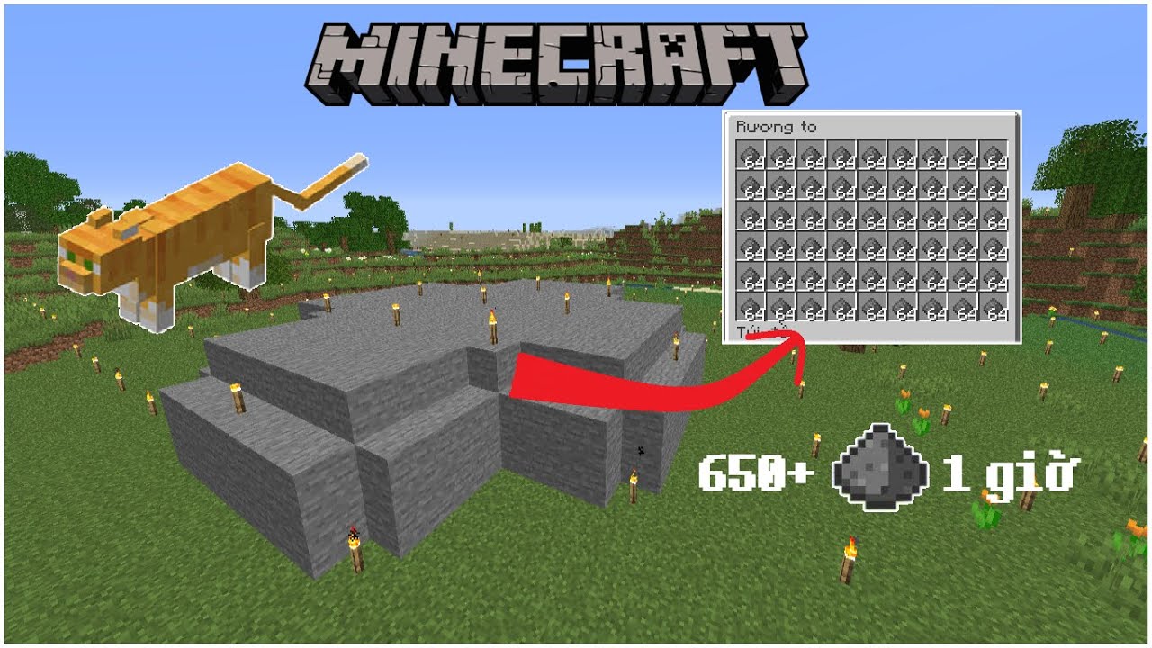 Minecraft: Hướng dẫn làm máy farm creeper bằng 1 con mèo/creeper farm ...