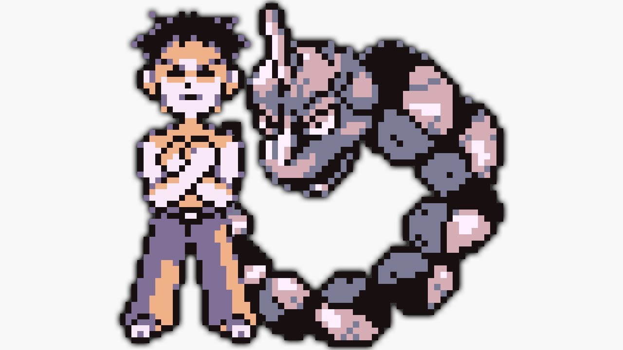 Pokémon Red - vs Gym Leader Brock - YouTube